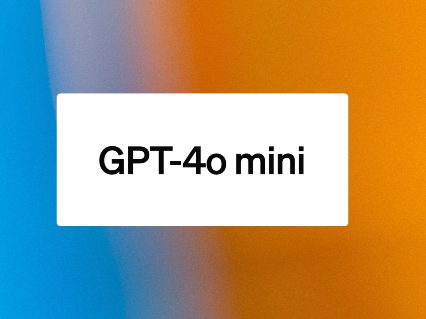 ChatGPT: OpenAI apresenta o GPT-4o mini, que substituirá o GPT 3.5 Turbo - TechShake