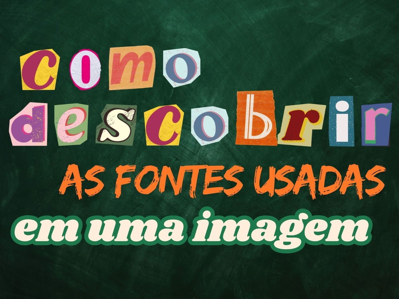 Como descobrir a fonte usada em uma imagem: 3 sites e 2 programas para ...