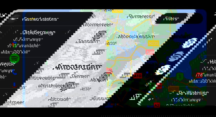 Energia inteligente: Android Auto agora indica locais de carga no Waze ...