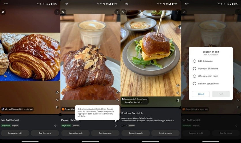 Google Maps: recurso mostrará menu de restaurante com foto dos pratos ...