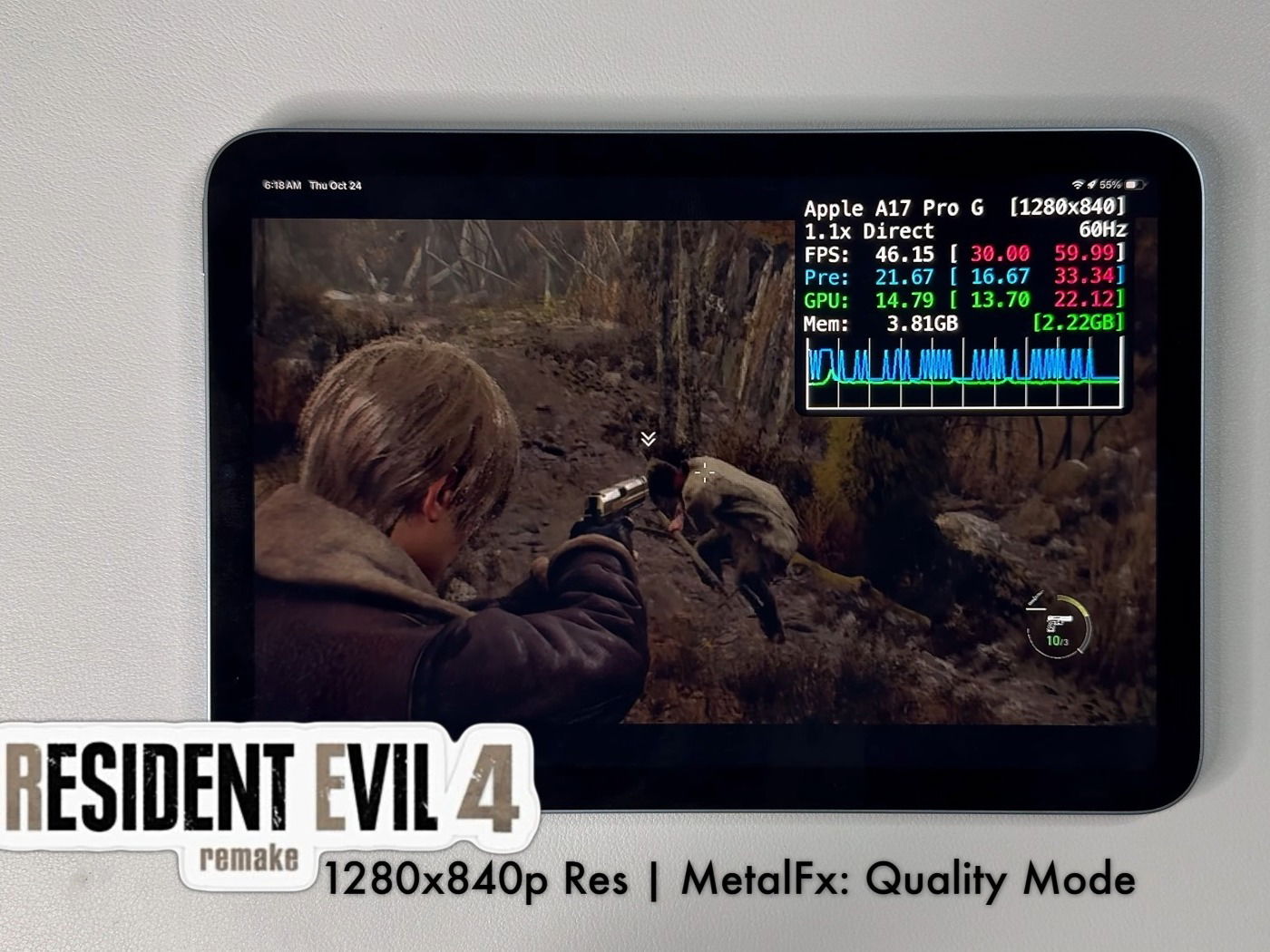 iPad mini 7, equipado com o chip A17 Pro, consegue rodar Resident Evil 4 Remake - TechShake