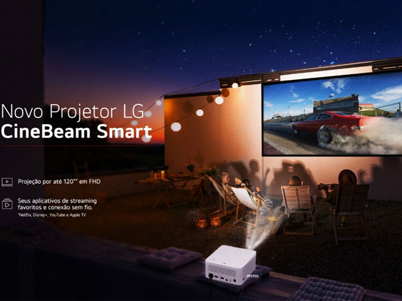 Projetor CineBeam Smart da LG chega ao Brasil com tela de até 120 ...